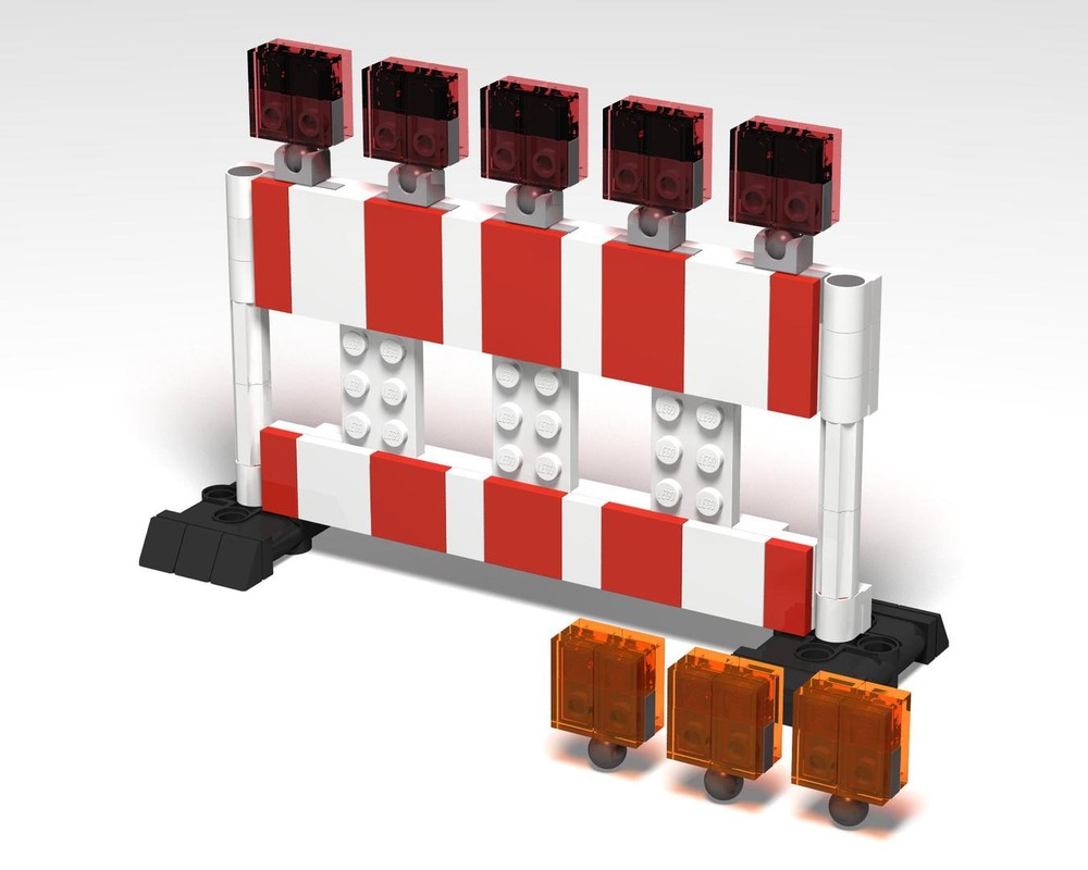 LEGO MOC Barrier for construction site - 1:17 by Nura_Technic ...