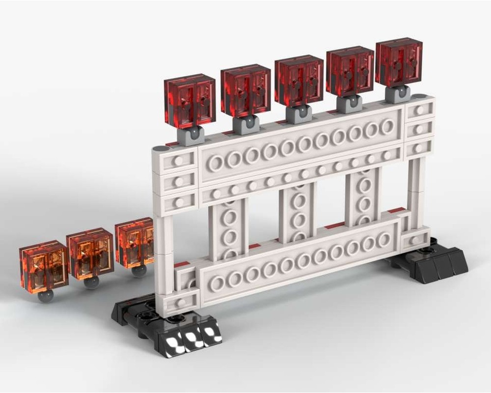 LEGO MOC Barrier for construction site - 1:17 by Nura_Technic ...