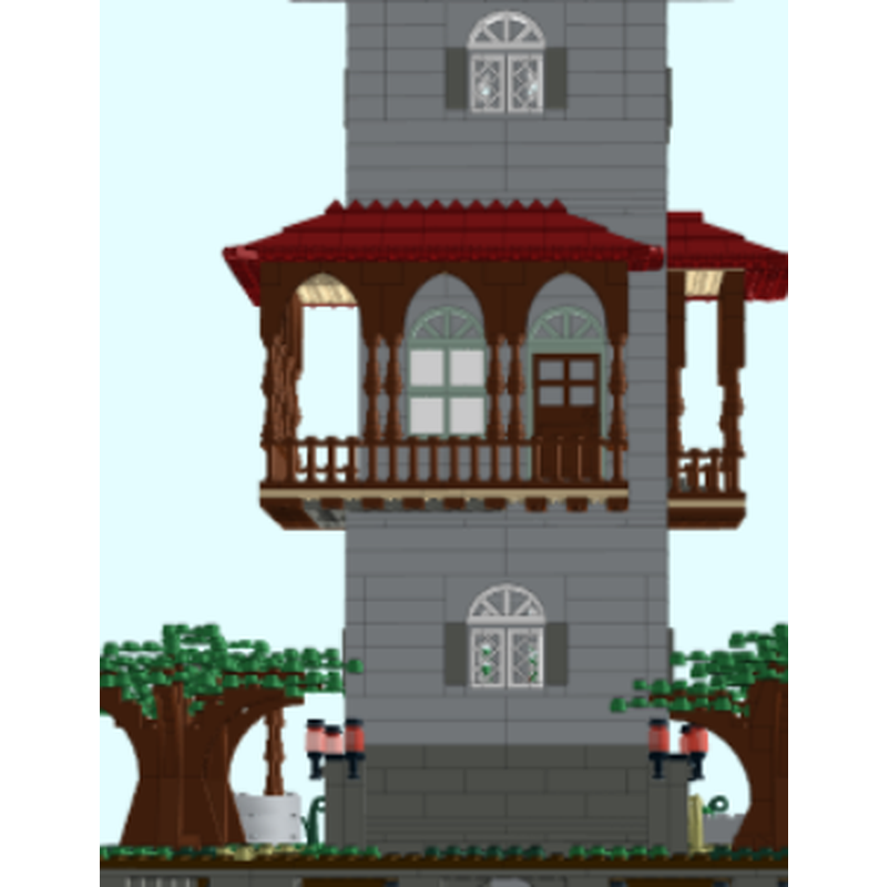LEGO MOC Ghost Tower by Picture_In_Mind | Rebrickable - Build with LEGO