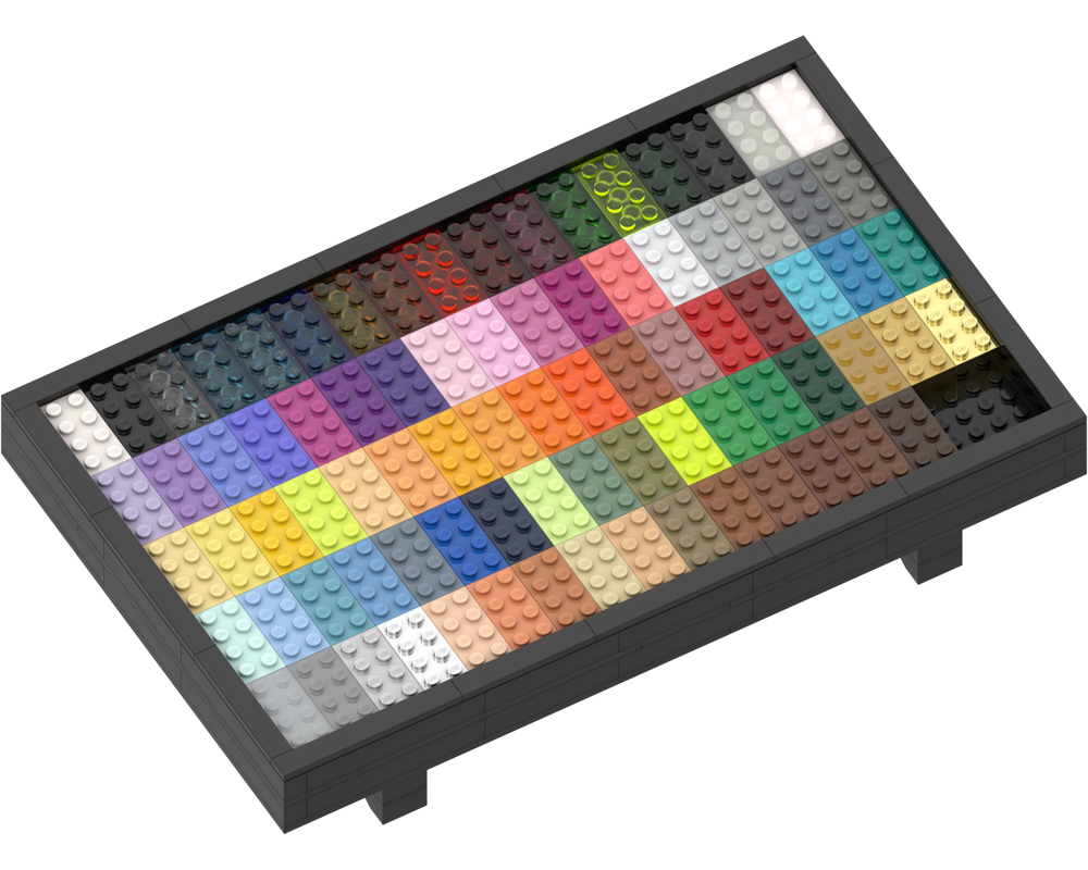 LEGO MOC Brick 2x4 Display Panel V3 by VDWWD | Rebrickable - Build with ...