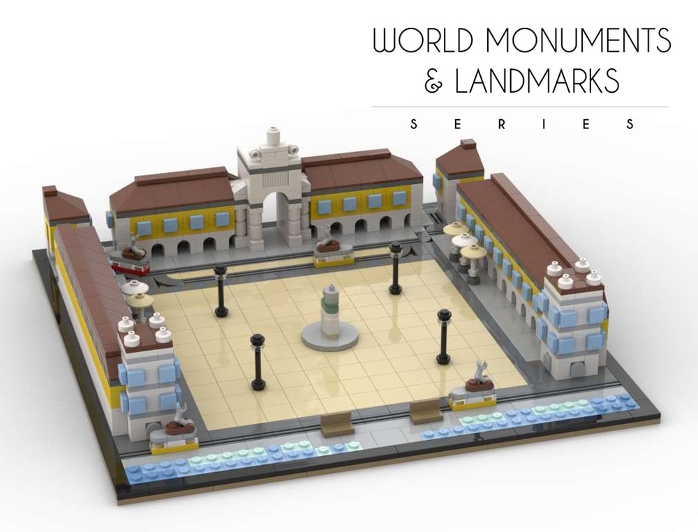 LEGO MOC Commerce Square, Lisbon, Portugal by ansago79 | Rebrickable ...