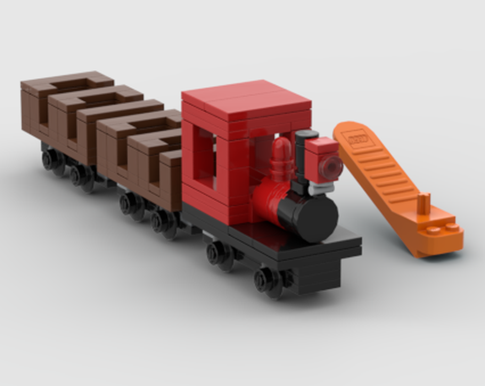 LEGO MOC Gold Rush (Coaster) locomotive and rolling stock. by ...