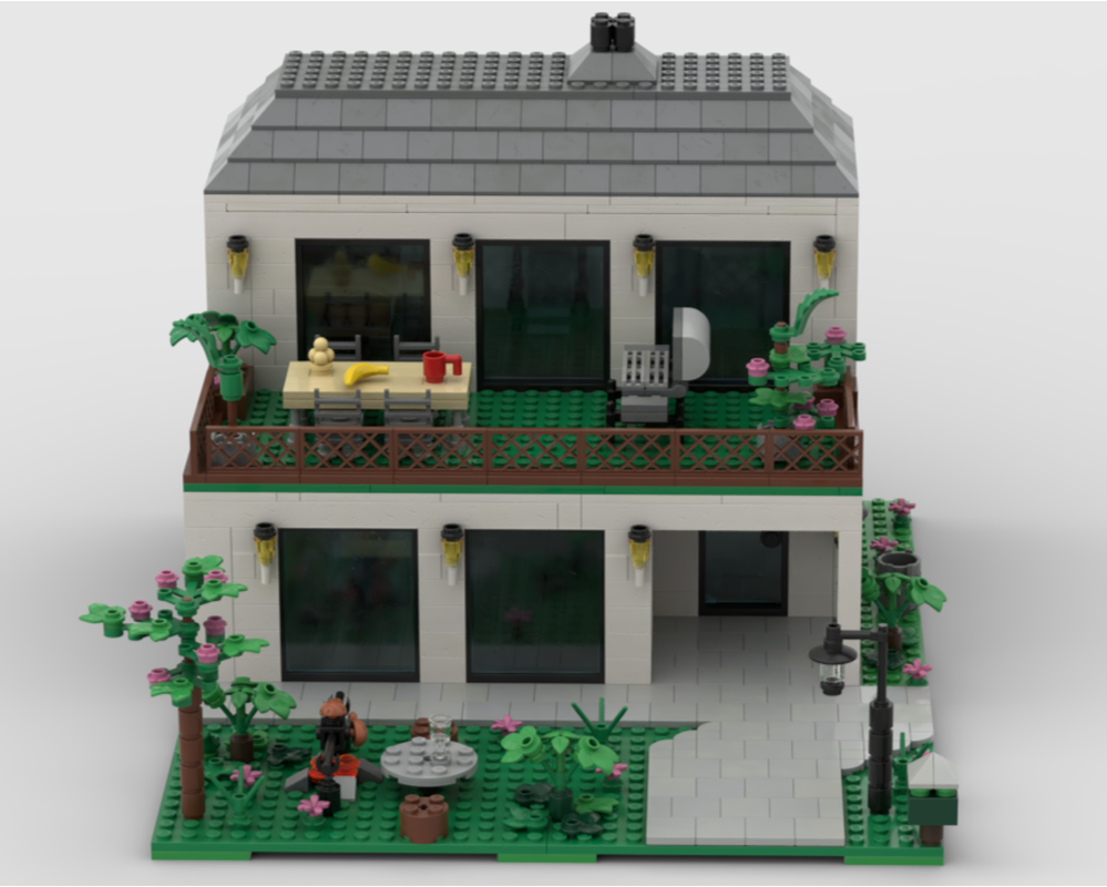LEGO MOC Villa with garden by Felix-der-Lego-bauer | Rebrickable ...