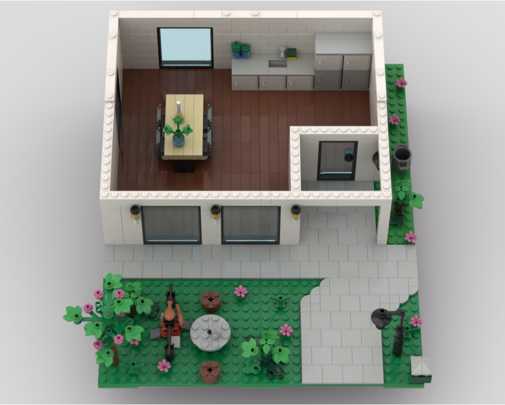 LEGO MOC Villa with garden by Felix-der-Lego-bauer | Rebrickable ...