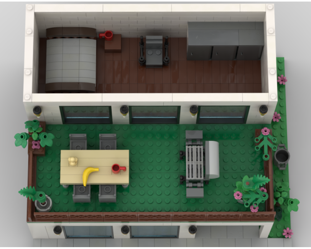 LEGO MOC Villa with garden by Felix-der-Lego-bauer | Rebrickable ...