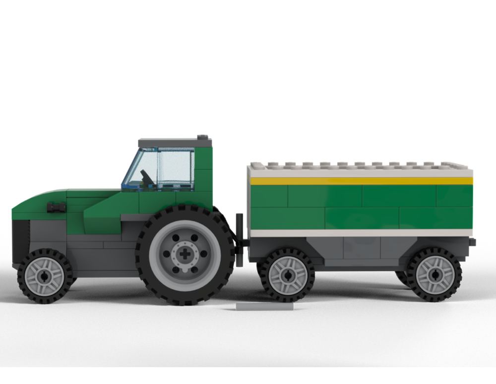 LEGO MOC Tractor by tomko1t | Rebrickable - Build with LEGO
