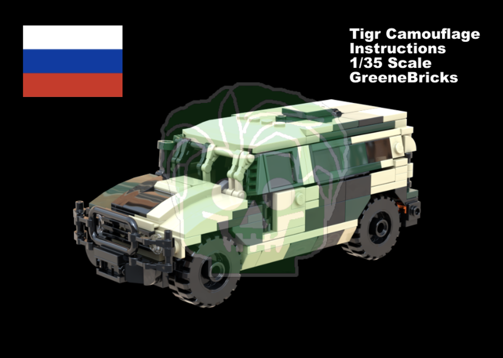 LEGO MOC Tigr Camouflage by GreeneBricks | Rebrickable - Build with LEGO