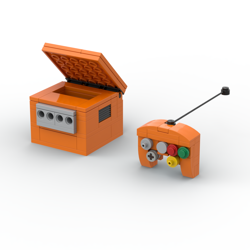 LEGO MOC GameCube (Spice Orange) by nostalgics | Rebrickable - Build ...
