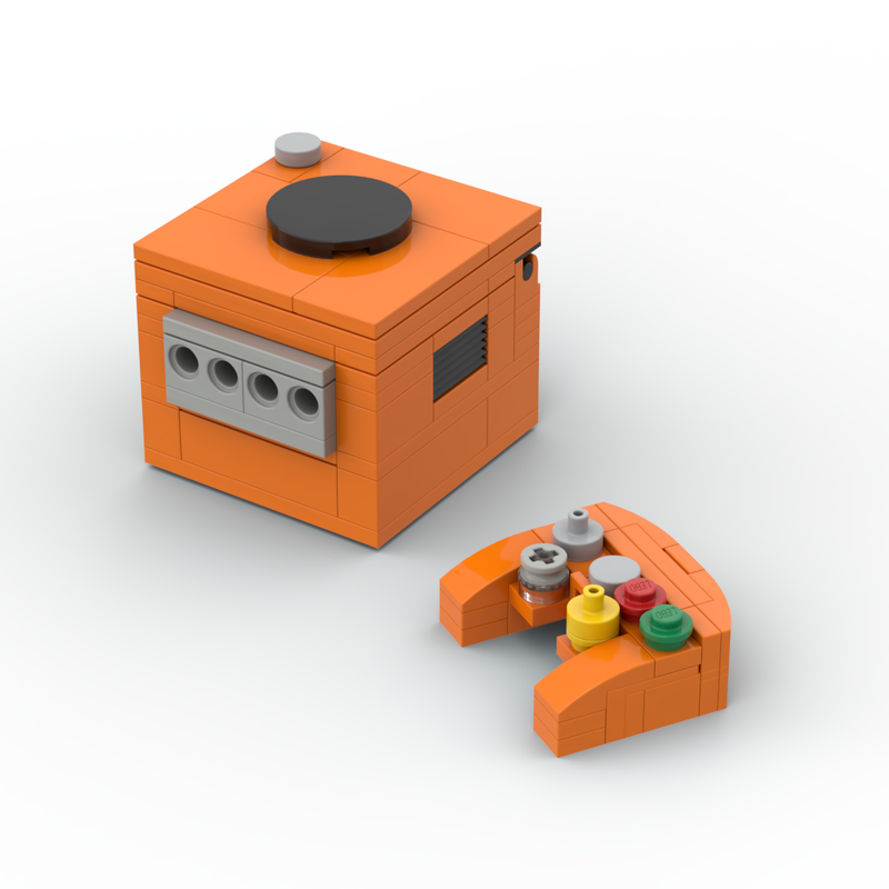 LEGO MOC GameCube (Spice Orange) by nostalgics | Rebrickable - Build ...