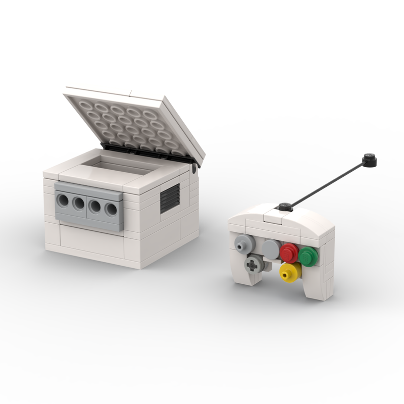 LEGO MOC GameCube (Pearl White) by nostalgics | Rebrickable - Build ...