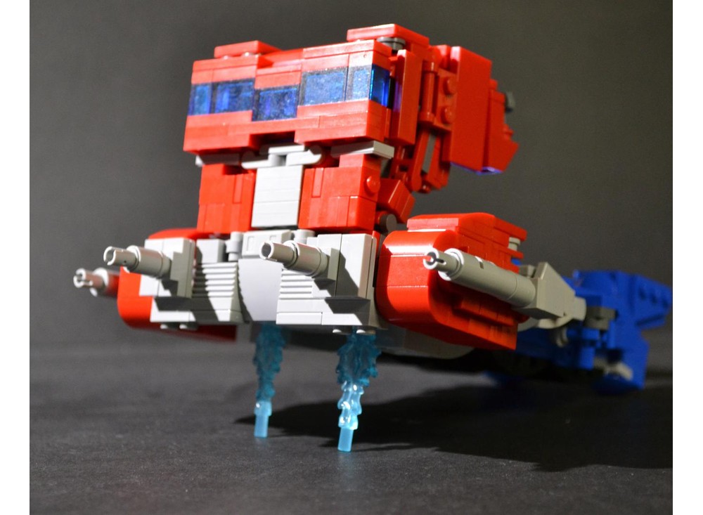 Lego Moc Optimus Prime Transformers One By Blazemocs Rebrickable