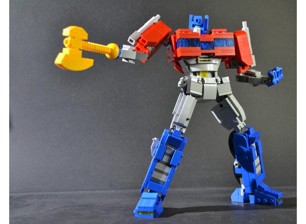 Lego Moc Optimus Prime Transformers One By Blazemocs Rebrickable
