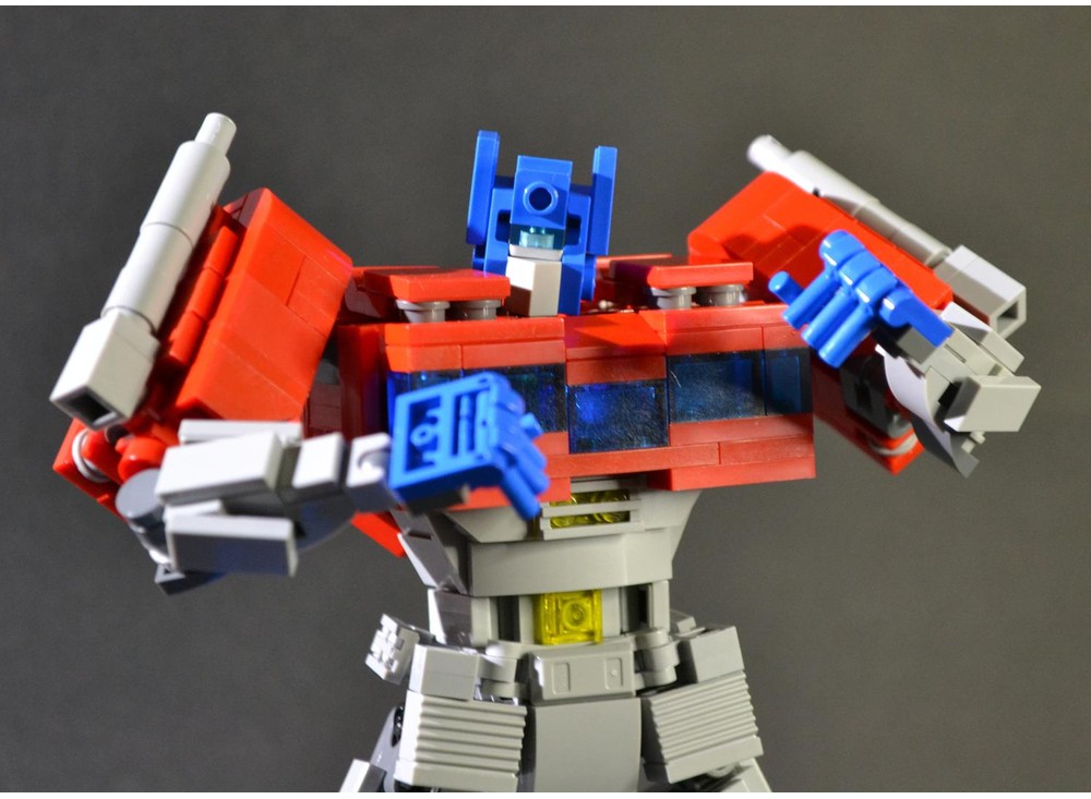 Lego Moc Optimus Prime Transformers One By Blazemocs Rebrickable
