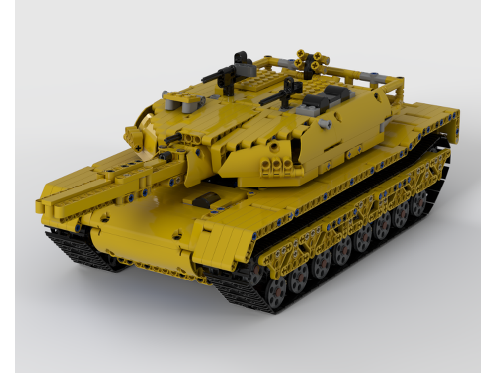 Lego Moc Rc Tank Upgrade Version By Mechahn Rebrickable Build