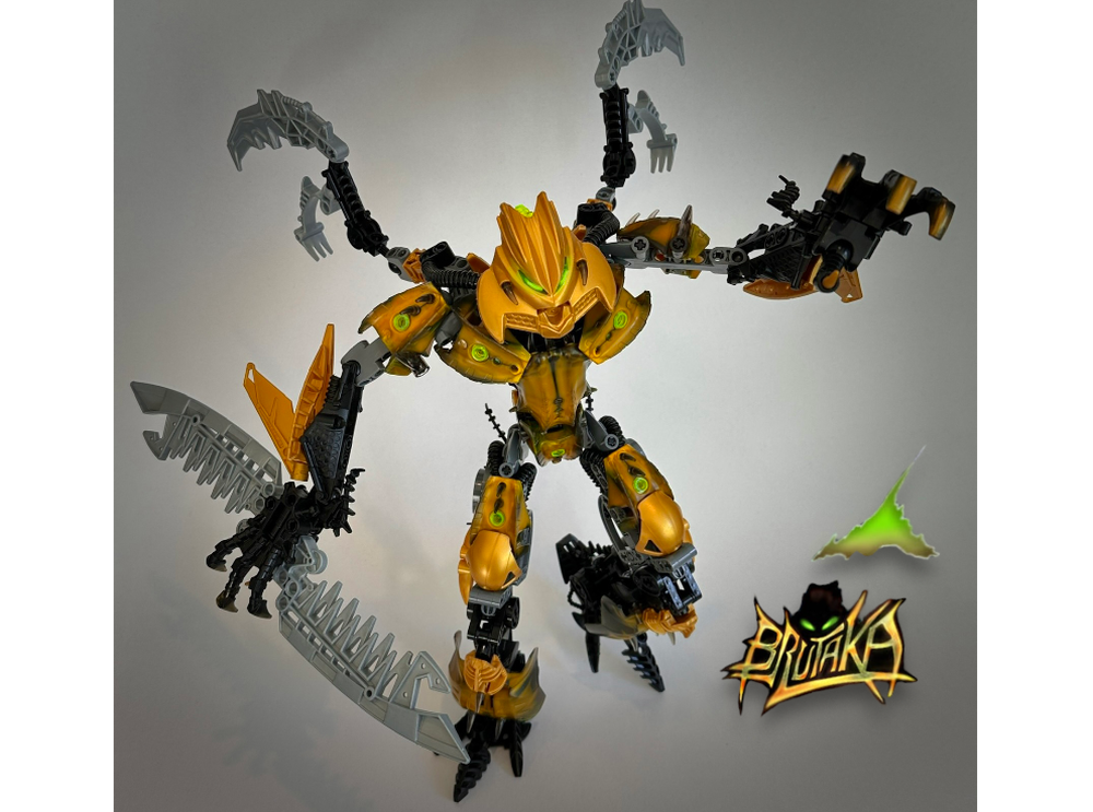 LEGO MOC Pit Mutated Brutaka by Jox_Builds | Rebrickable - Build with LEGO