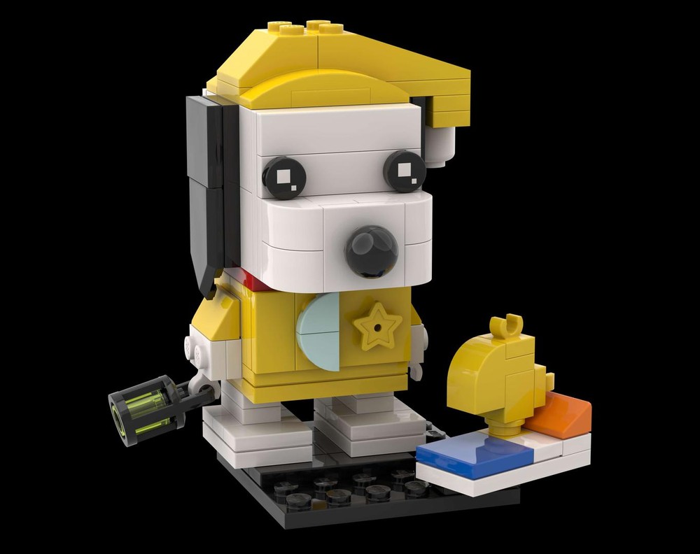 LEGO MOC Snoopy (Bedtime Edition) by Puremadness | Rebrickable - Build ...