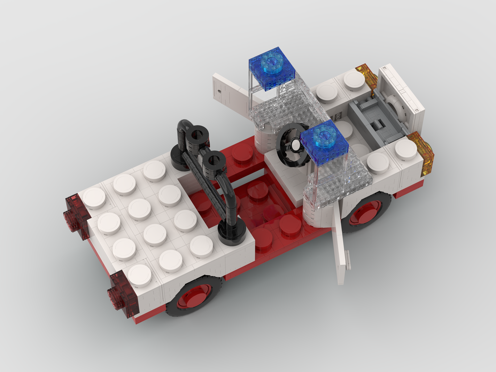 Lego Moc 6629 Up Scaled Ambulance By Briquoleur Rebrickable Build