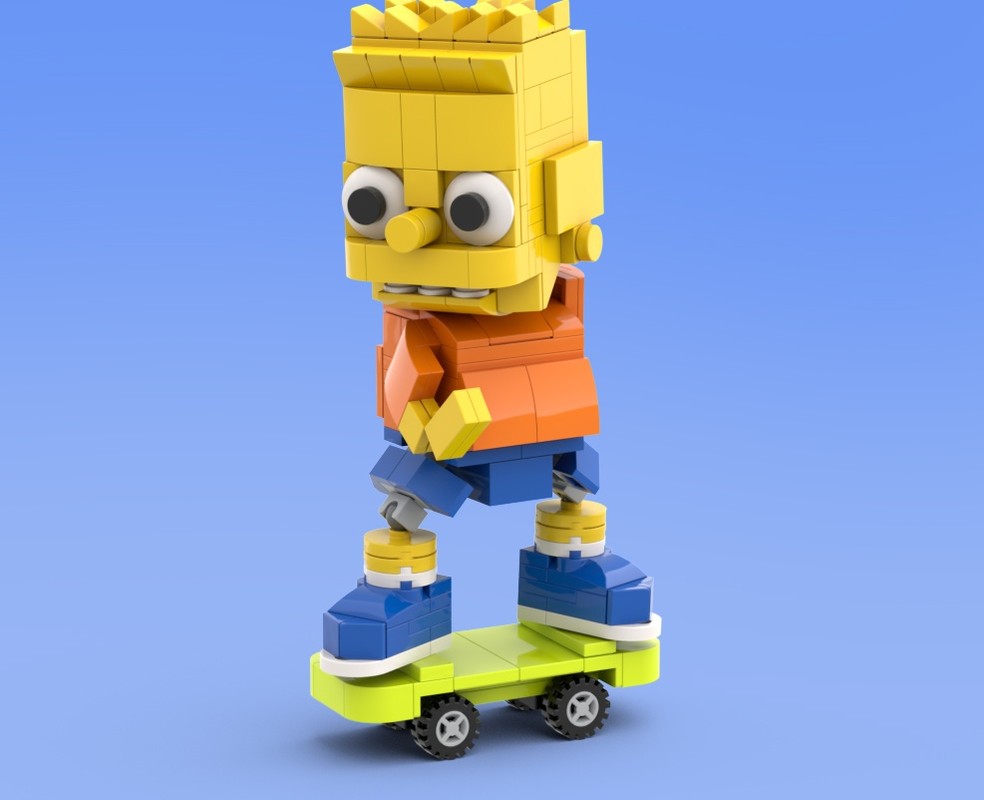 LEGO MOC BART SIMPSON by choi_dambaek | Rebrickable - Build with LEGO