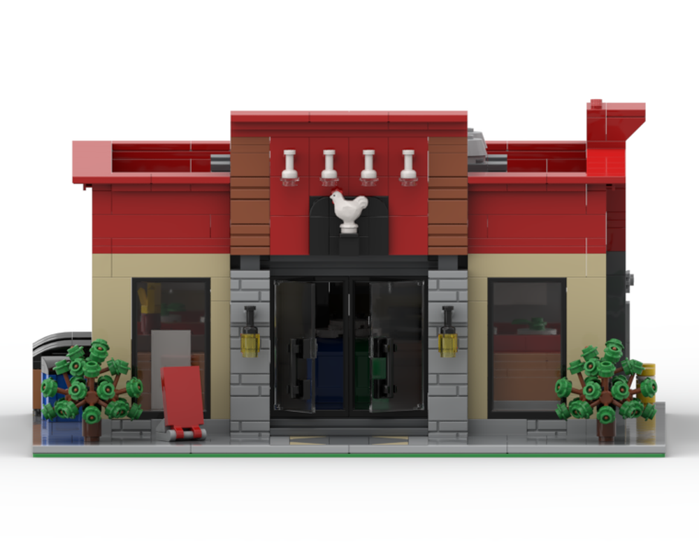 LEGO MOC Rotisserie Chicken Restaurant by Alolex1 | Rebrickable - Build ...