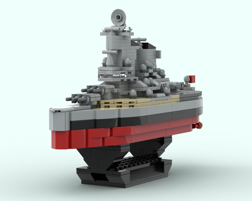 LEGO MOC Battleship U.S Missouri BB-63 Super Deformed by ...