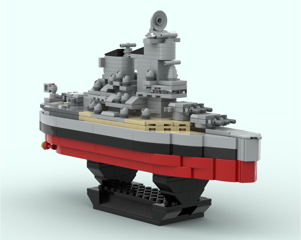 LEGO MOC Battleship U.S Missouri BB-63 Super Deformed by ...