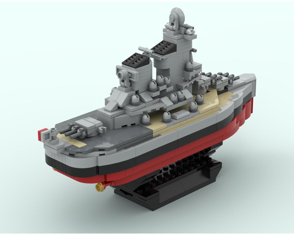 LEGO MOC Battleship U.S Missouri BB-63 Super Deformed by ...