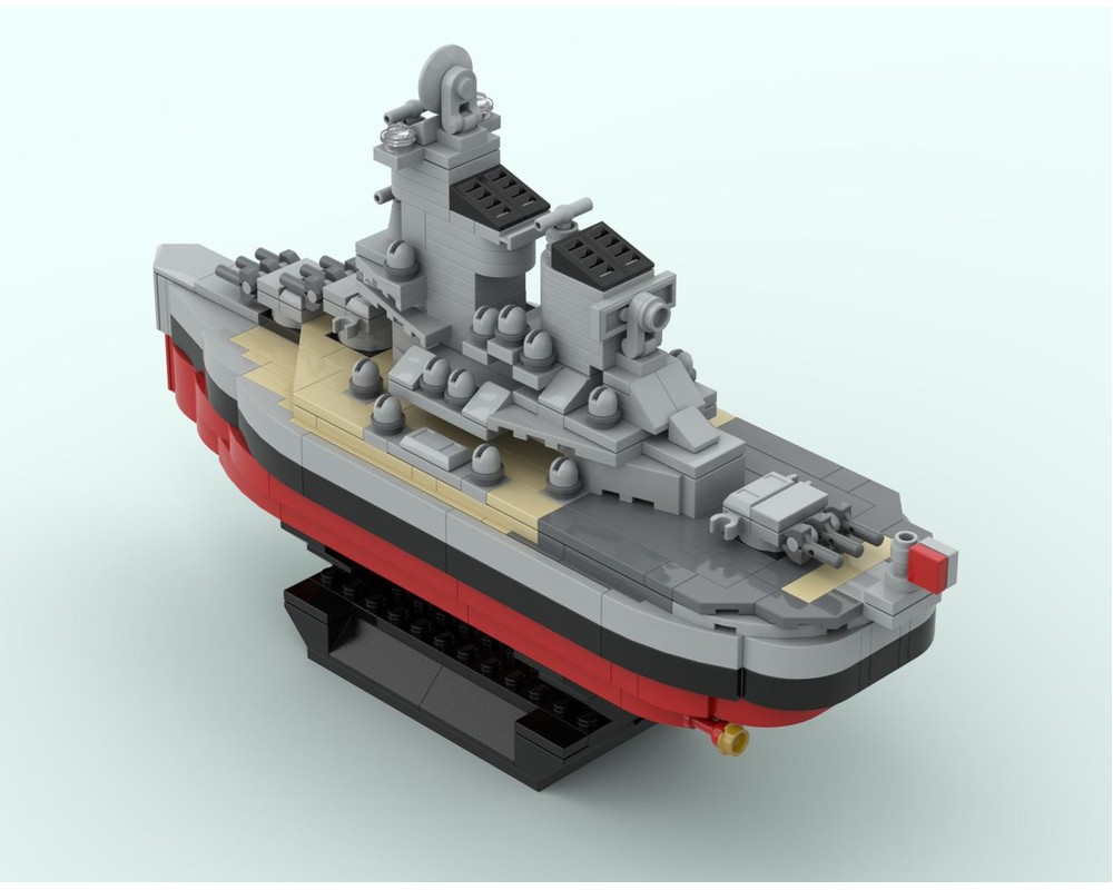 LEGO MOC Battleship U.S Missouri BB-63 Super Deformed by ...