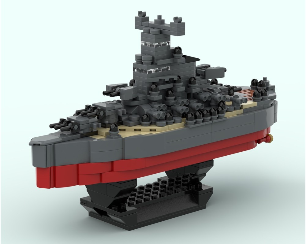 LEGO MOC Battleship Yamato scale super deformed by AlessandroMaffioli ...