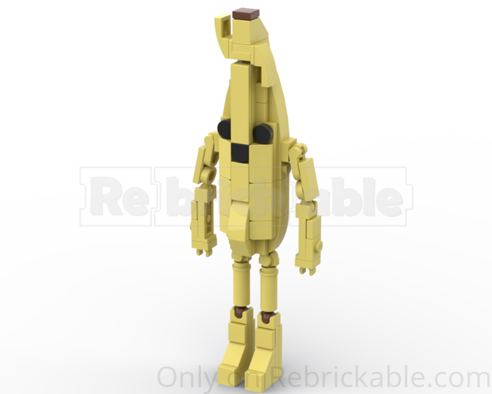 LEGO MOC Peely by Rexissussy | Rebrickable - Build with LEGO