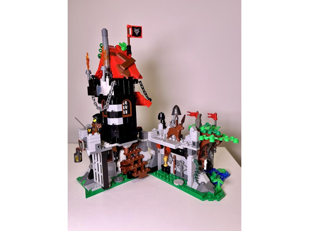 LEGO MOC Small Wolfpack Ancient Fortress by ElCapybara | Rebrickable ...