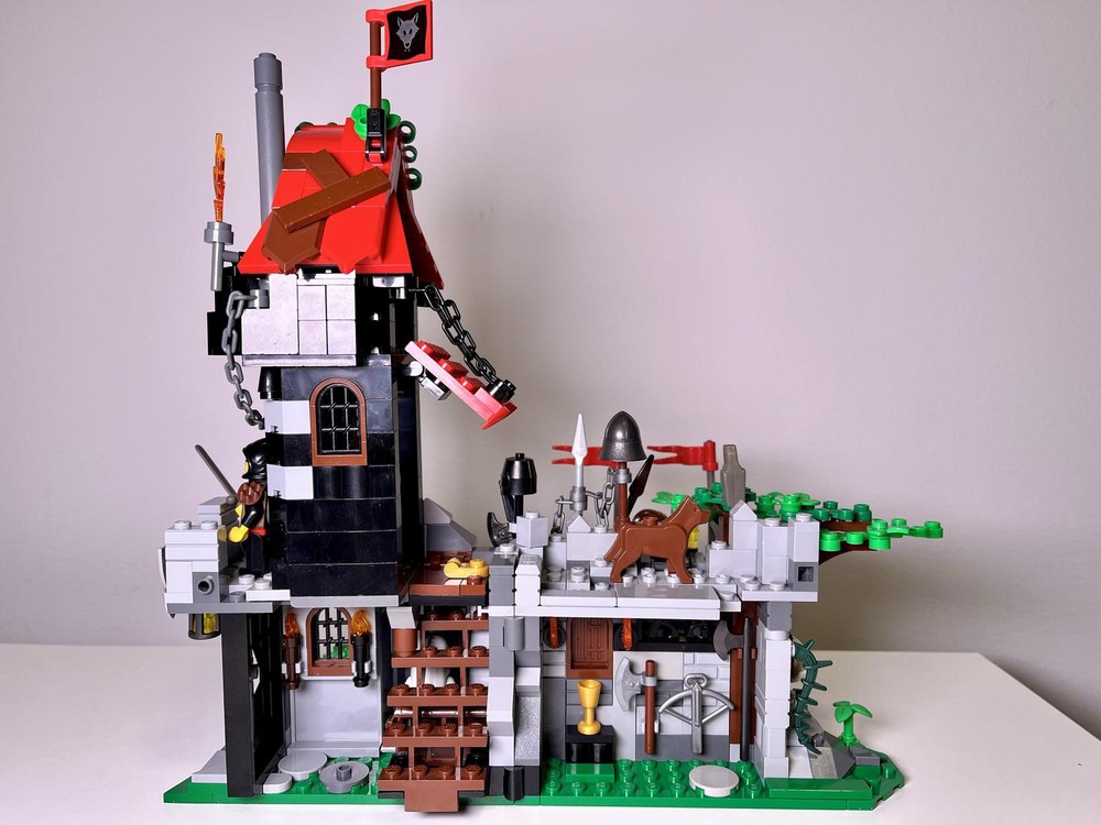 LEGO MOC Small Wolfpack Ancient Fortress by ElCapybara | Rebrickable ...