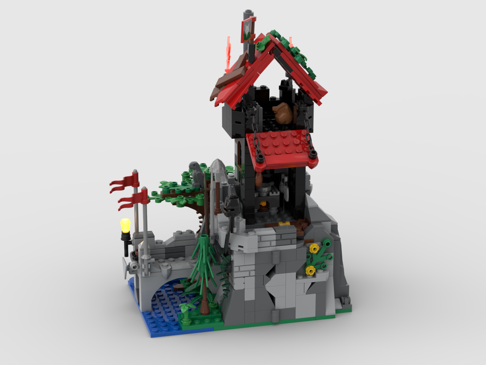 LEGO MOC Small Wolfpack Ancient Fortress by ElCapybara | Rebrickable ...