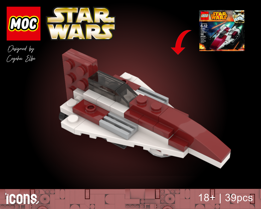 LEGO MOC-196269 Mini Delta 7 by Cegeha Elbe | Rebrickable - Build with LEGO