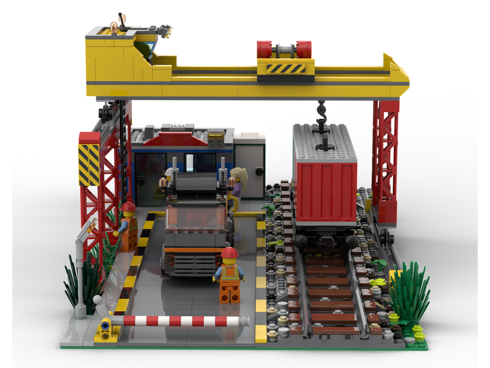 Lego Moc Cargo Terminal By Ganek Rebrickable Build With Lego