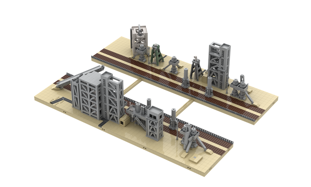 Lego Moc Launch Complex 39 Small Version By Skylabbricks