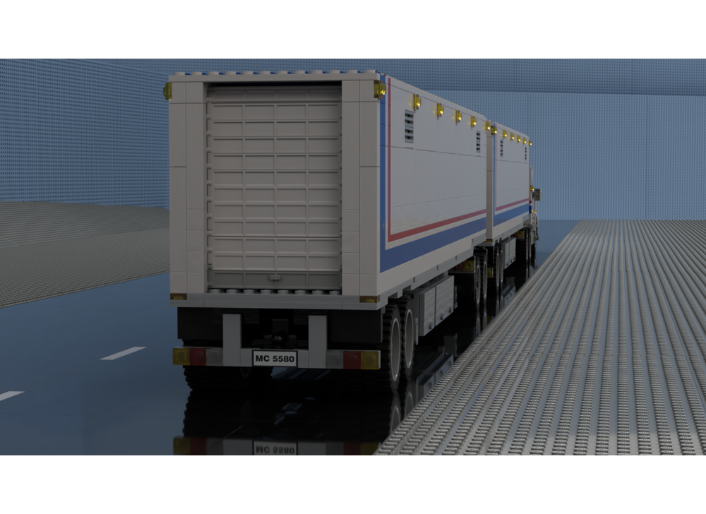 LEGO MOC 5580-1 PF Road Train by __livi__ | Rebrickable - Build with LEGO