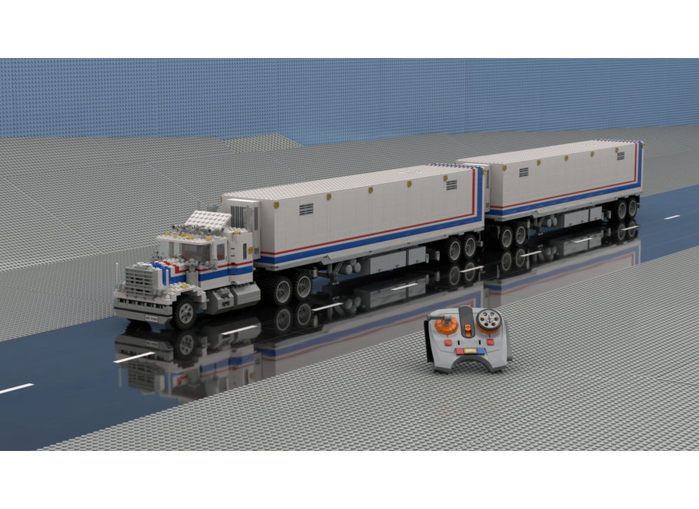 LEGO MOC 5580-1 PF Road Train by __livi__ | Rebrickable - Build with LEGO