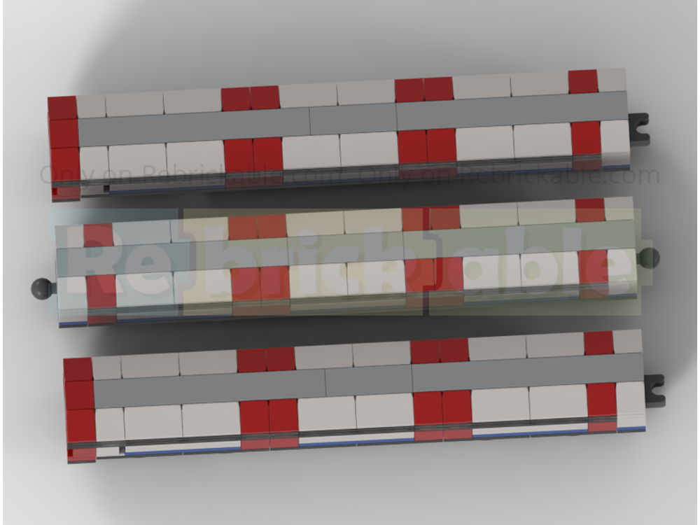 LEGO MOC-196286 3-Wide London Underground Train - Three Carriage 1972 ...