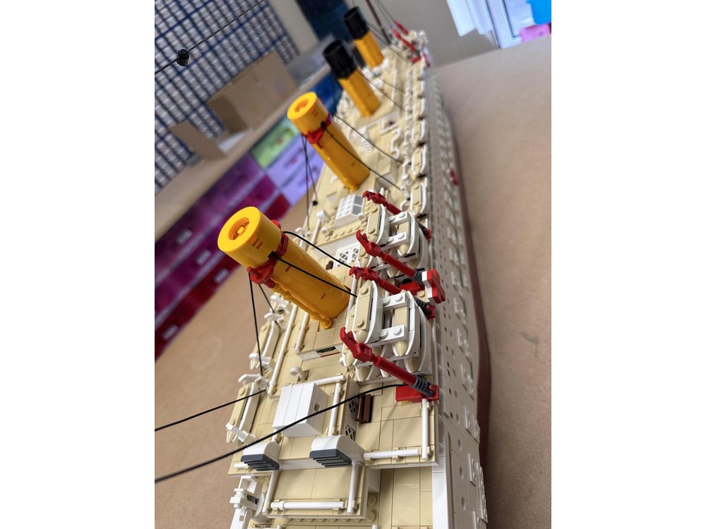 LEGO MOC HMHS Britannic by bricksntonic | Rebrickable - Build with LEGO