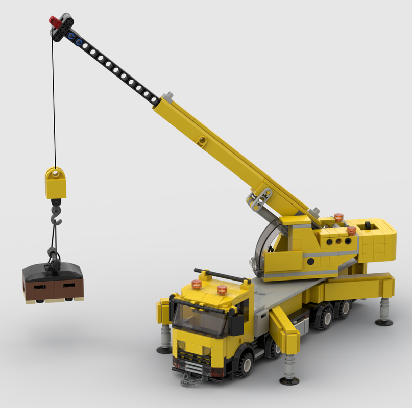 LEGO MOC-196295 Mobile Crane KBD 1060-4.1 by Kebbeh_Brick_Designs ...