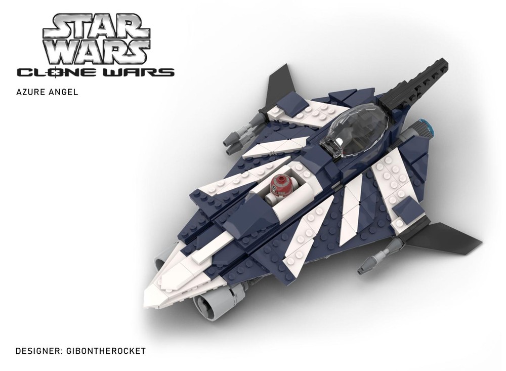 LEGO MOC Azure Angel (Clone Wars 2003) by GibonTheRocket | Rebrickable ...