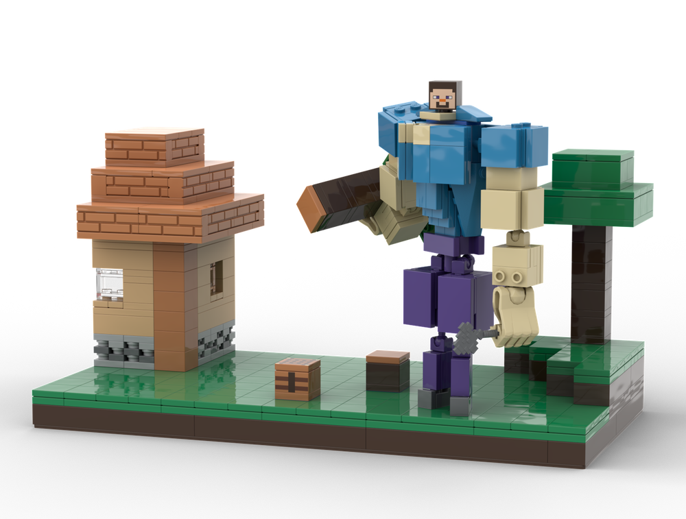 LEGO MOC Buff steve by mrminemachine8 | Rebrickable - Build with LEGO