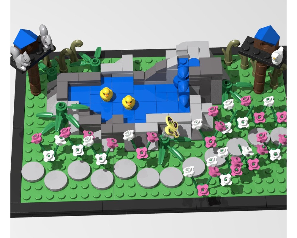 Lego Moc Garden By Jgirden Rebrickable Build With Lego