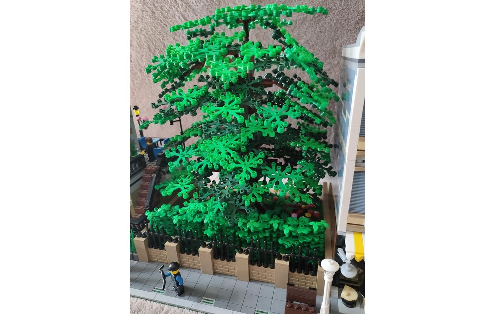 LEGO MOC Vacant lot with tree and hedge - Baulücke mit Baum und Hecke ...