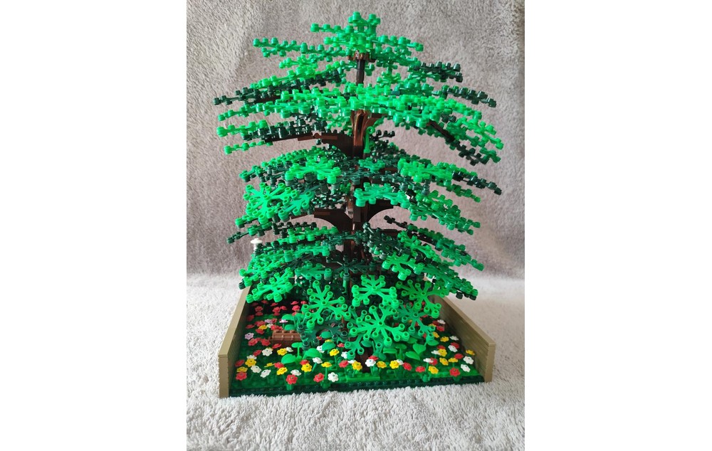 LEGO MOC Vacant lot with tree and hedge - Baulücke mit Baum und Hecke ...