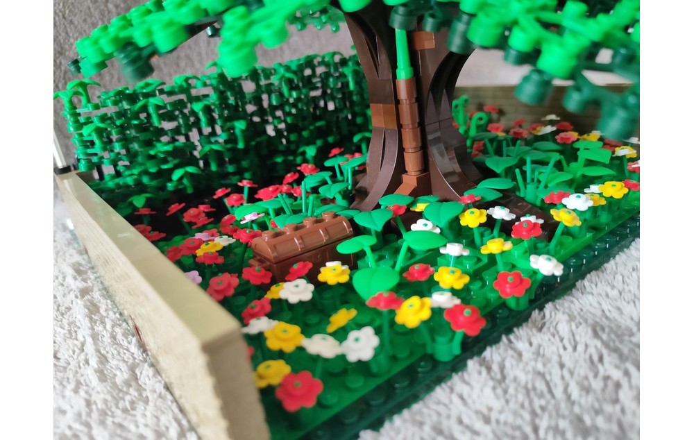 LEGO MOC Vacant lot with tree and hedge - Baulücke mit Baum und Hecke ...