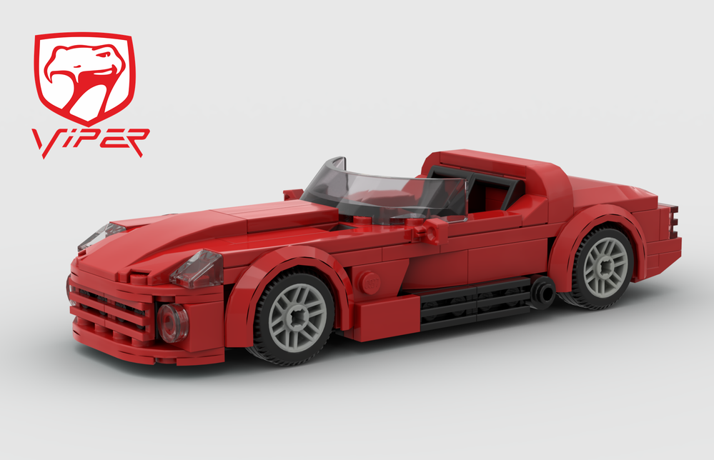 LEGO MOC Dodge Viper RT/10 by LegoGuyTom | Rebrickable - Build with LEGO