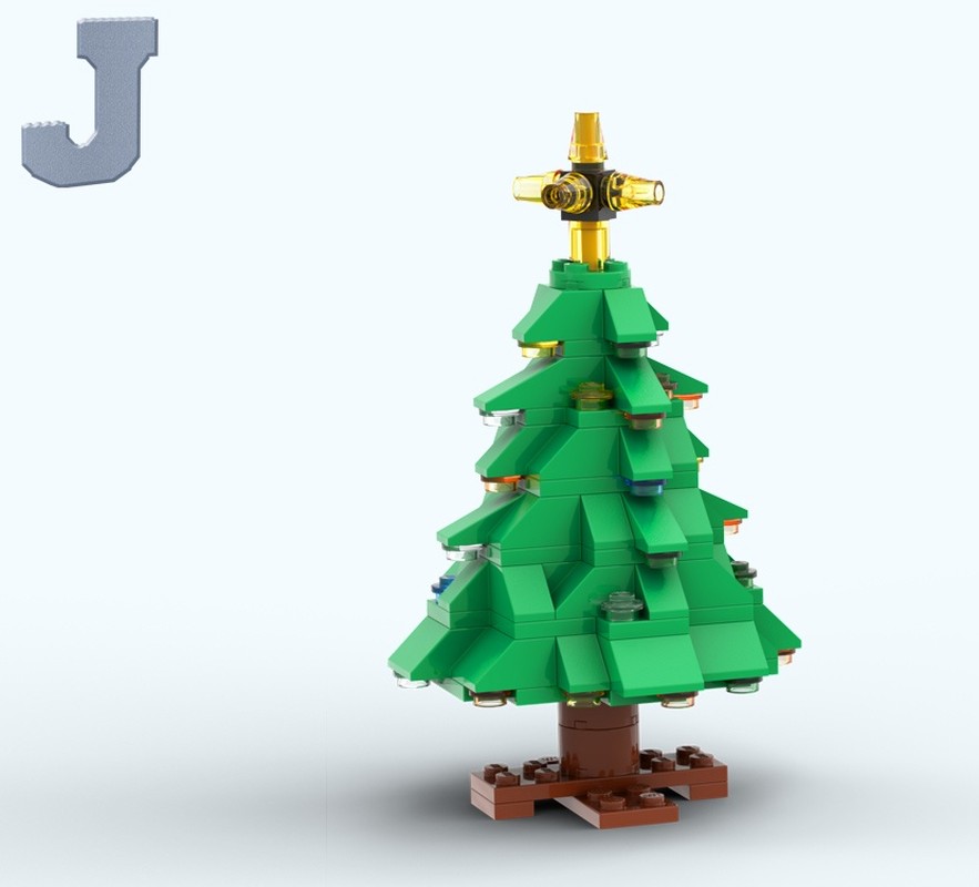LEGO MOC Brick Christmas Holiday Tree by jaystepher | Rebrickable ...
