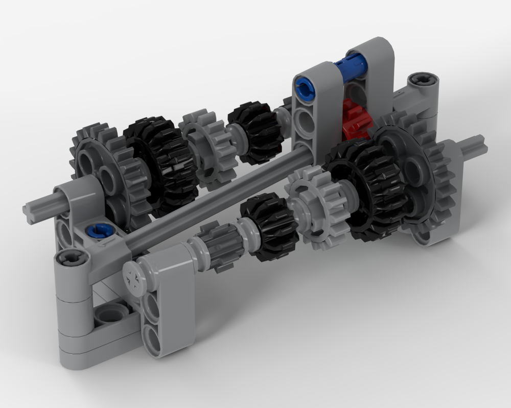LEGO MOC Compact 5-Speed Gearbox by Dubby | Rebrickable - Build with LEGO