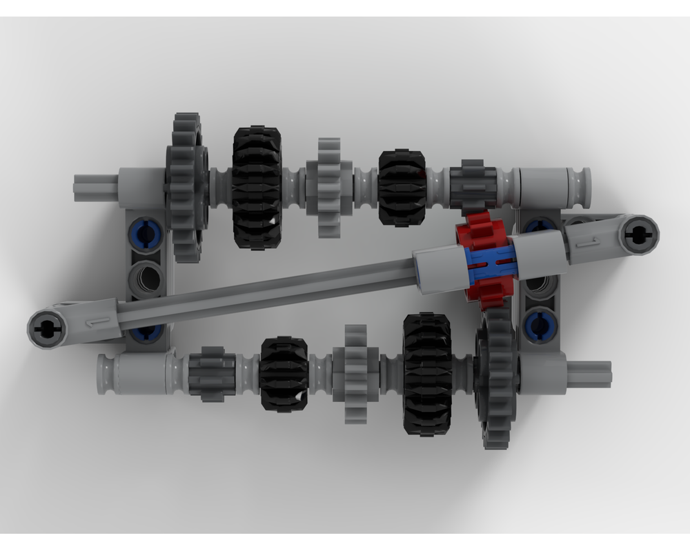 LEGO MOC Compact 5-Speed Gearbox by Dubby | Rebrickable - Build with LEGO